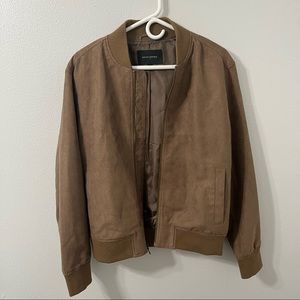 Banana Republic | Jackets & Coats | Banana Republic Suede Bomber Jacket ...